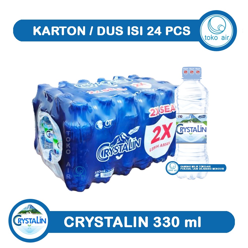 Jual Crystalin 330 ml - Air Minum pH 8 | Shopee Indonesia