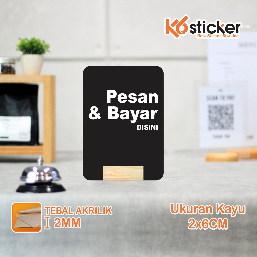 Jual Sign Pesan dan Bayar Disini Kayu Akrilik Potrait | Shopee Indonesia