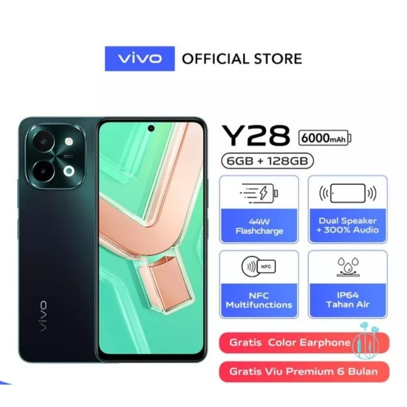 Jual VIVO Y28 6 GB + 128 GB | Shopee Indonesia