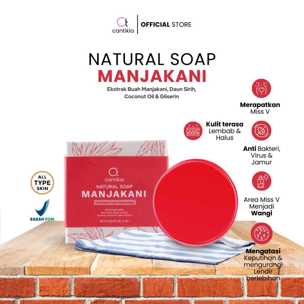 Jual Cantikia Natural Soap Manjakani Sabun Pembersih Area Kewanitaan ...