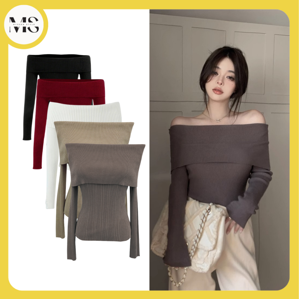 Jual *Miyeon* 450 Atasan Wanita Long Sleeve Baju Lengan Panjang Wanita ...