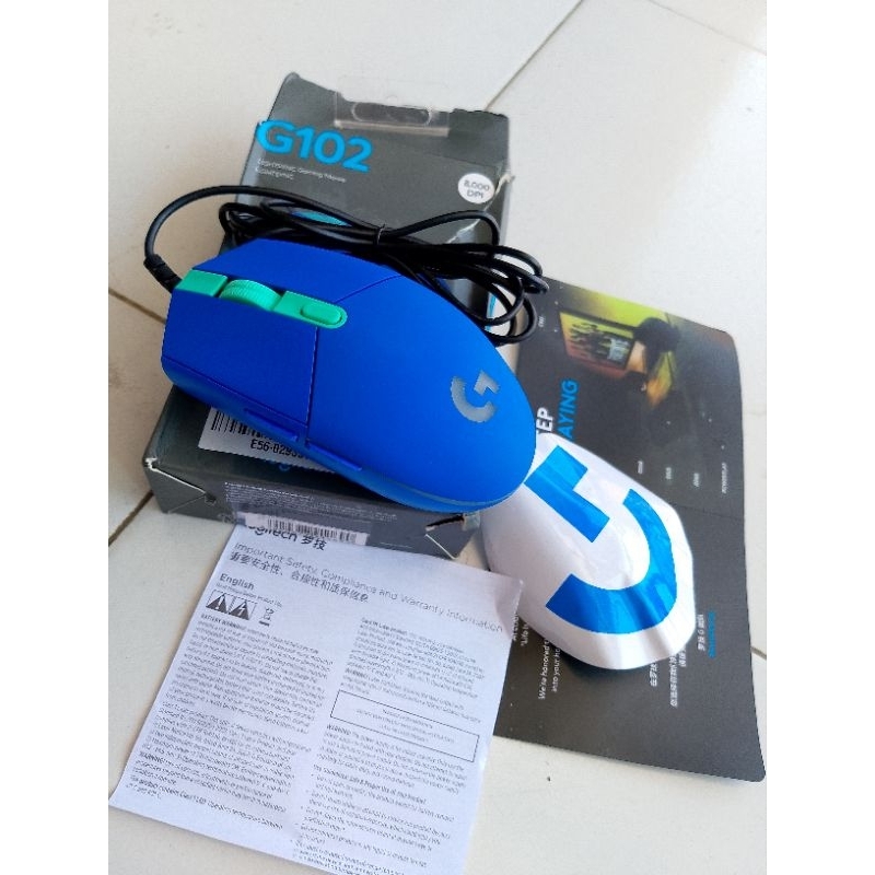 Jual MOUSE LOGITECH G102 ORIGINAL WARNA BIRU MATT | Shopee Indonesia