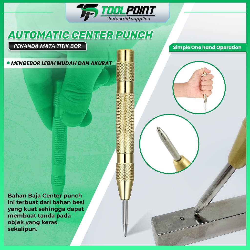 Jual Automatic Center Punch Penanda Titik Bor Penitik Drip Center Pen ...