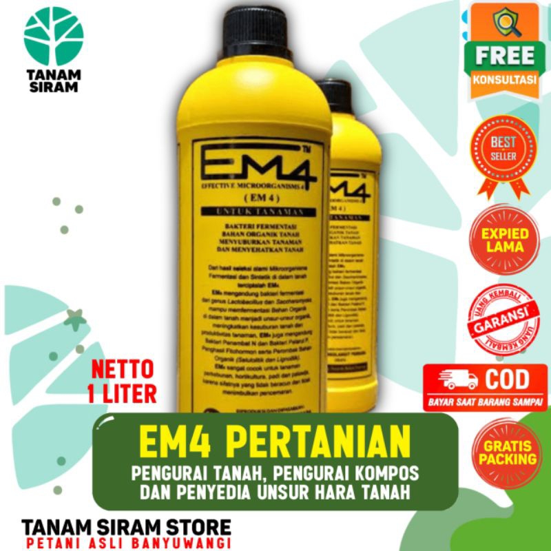 Jual EM4 untuk Pertanian - EM4 KUNING - EM4 ORGANIK - EM4 PENGURAI ...