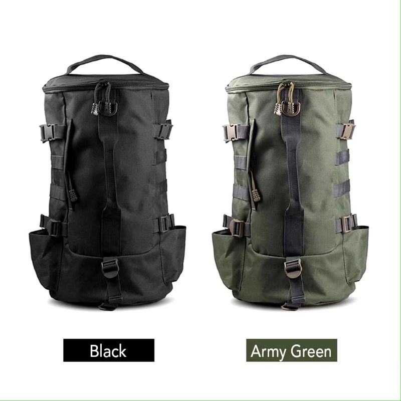 Jual tas ransel model tabung ukuran 50L - ransel pakaian outdoor army ...