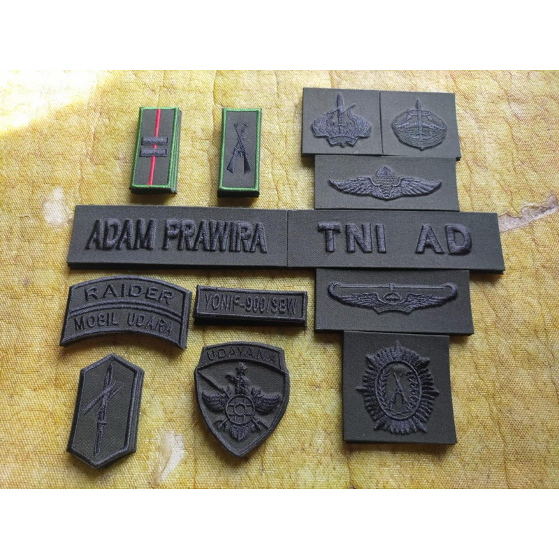 Jual 1 SET PAPAN NAMA PDL TNI (MIKA) | Shopee Indonesia
