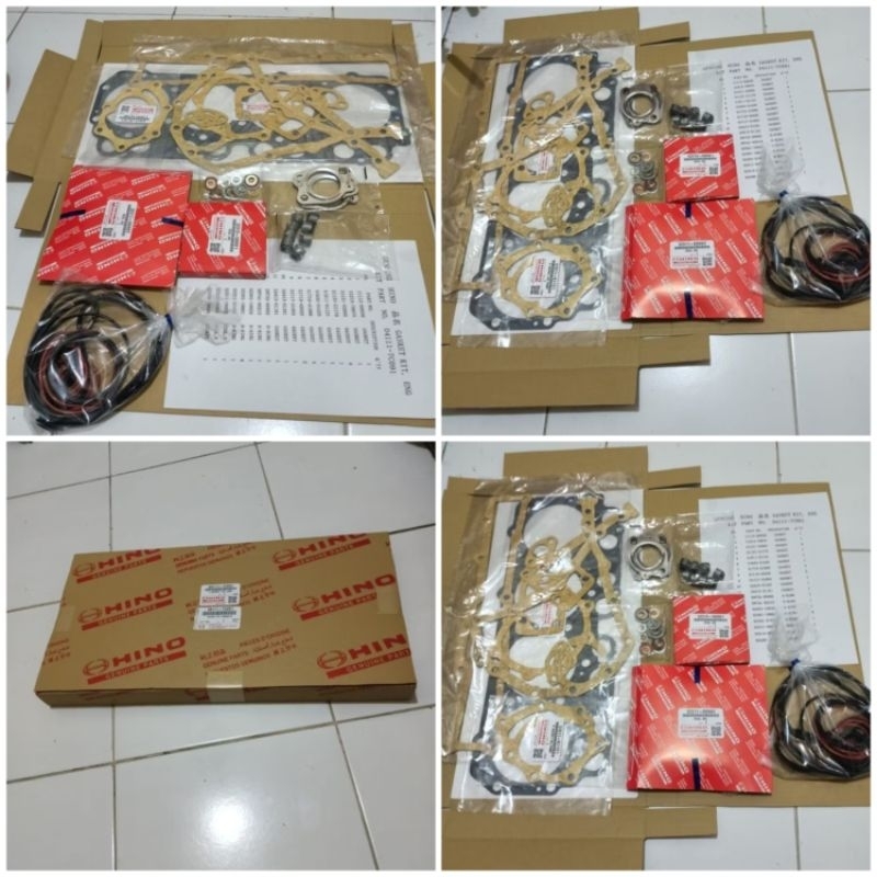 Jual PACKING SET HINO DYNA DUTRO 130HT GASKET KIT PAKING FULL SET 04111-7C091 ORIGINAL PART ...