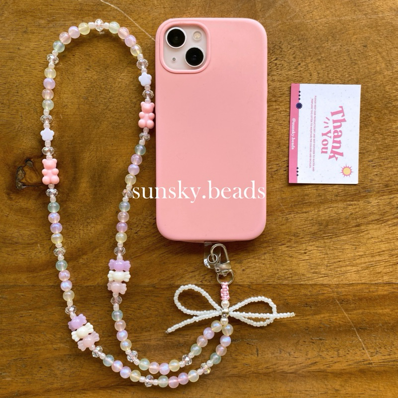 Jual Beads Lanyard | Lanyard manik-manik [FREE MIKA HP] | Shopee Indonesia