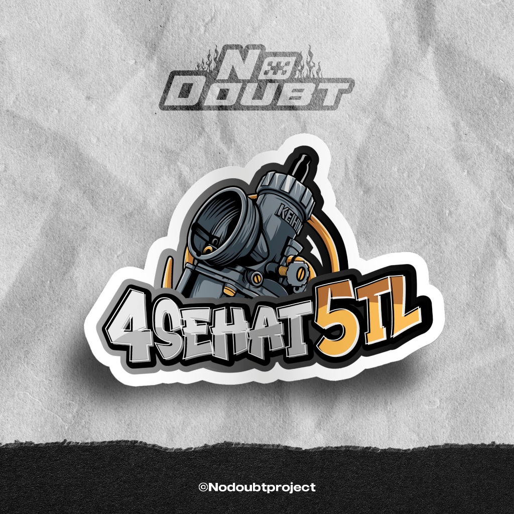 Jual STIKER MIO 4 SEHAT 5 TL V2 | Shopee Indonesia