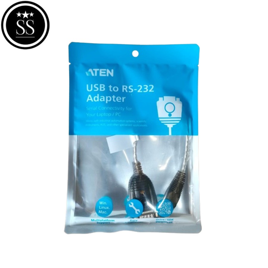 Jual ATEN UC-232A Converter USB to Serial / RS232 , UC232A DB9 Packing ...