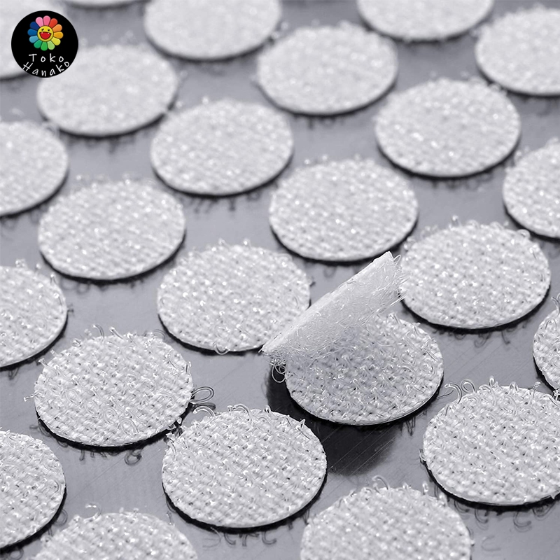 Jual [10mm] 500 Pairs Velcro/Perekat Bulat Double Side Sticker ...