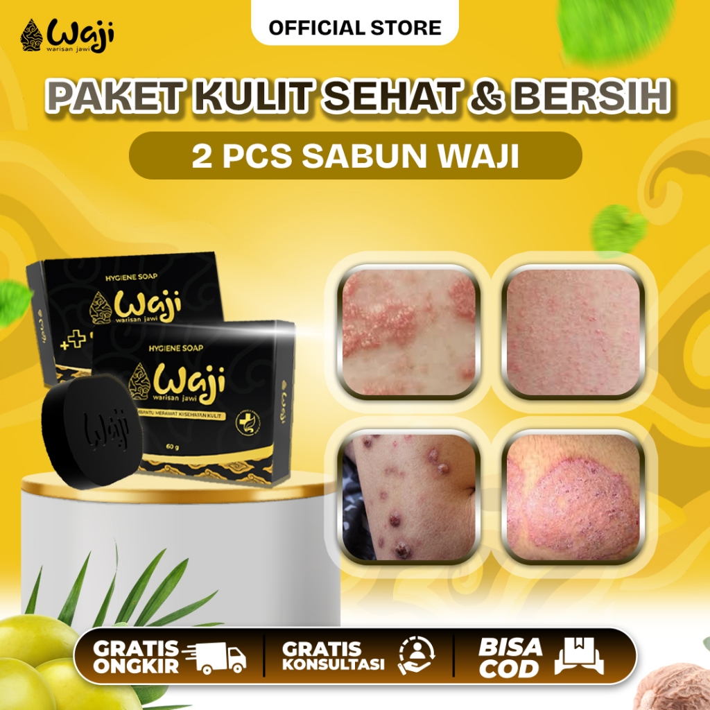 Jual Waji Hygiene Soap 2 Pcs - Sabun Gatal-Gatal Panu Kadas Kurap ...