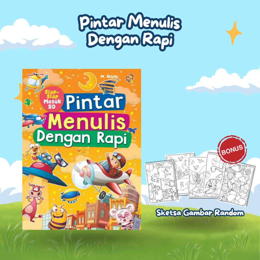 Jual Buku Aktivitas Pintar Menulis Dengan Rapi siap masuk SD (Free ...
