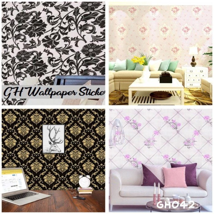 Jual Stiker WPS Wallpaper Random Motif Karakter Premium UK 45CM X 1M ...