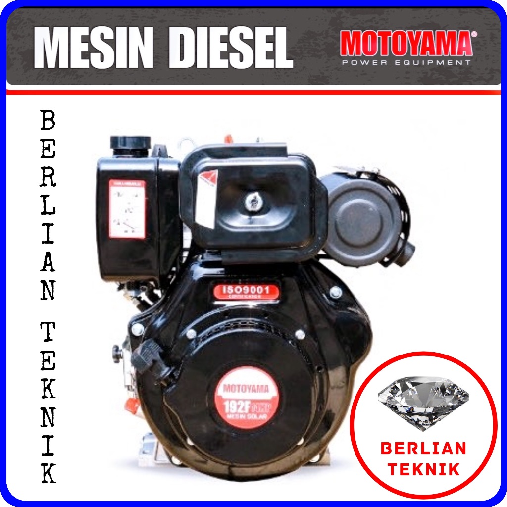 Jual Mesin Penggerak Solar Engine Diesel Motoyama 192 F / 14 HP ...