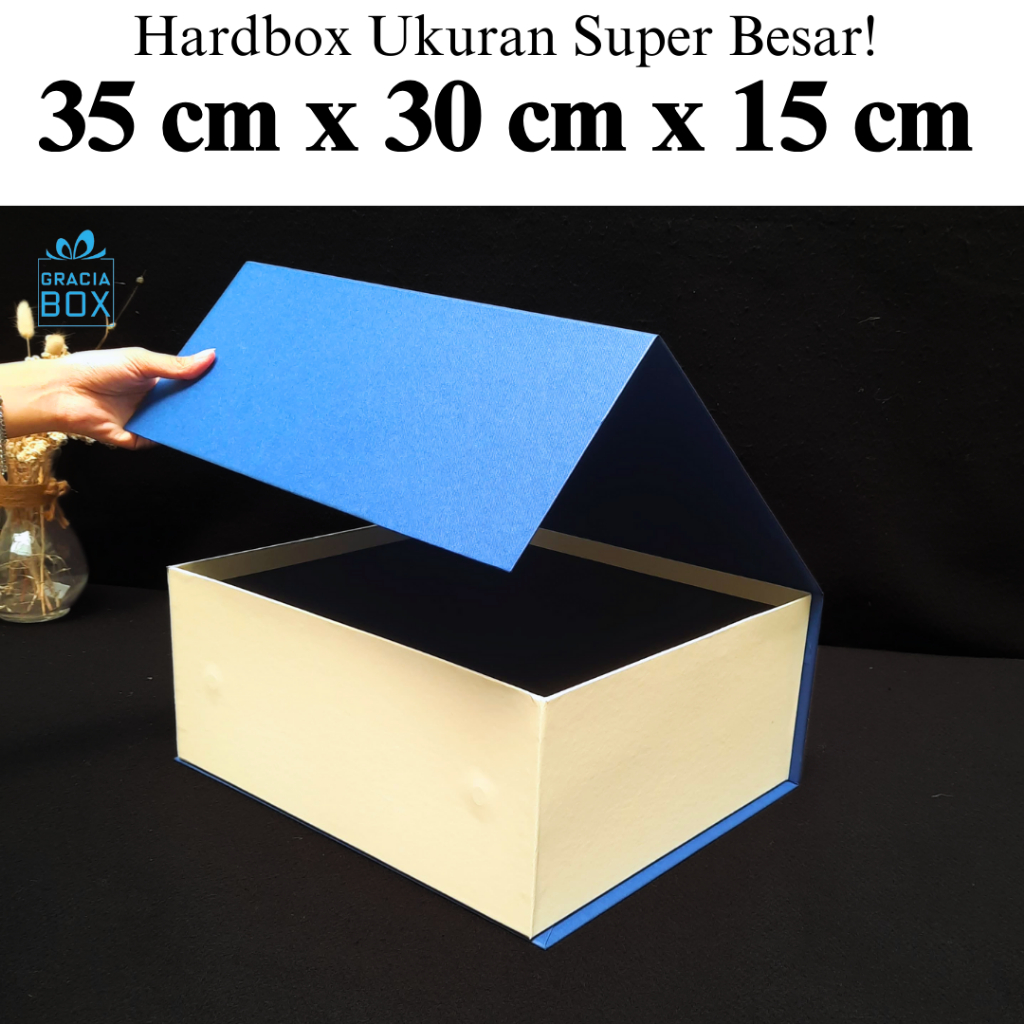 Jual BOX HAMPER - HARDBOX - KOTAK KADO - ukuran 35 cm x 30 cm x 15 cm ...