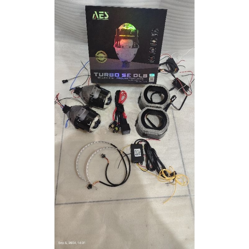 Jual paket premium sepeda motor BILed AES turbo Se DLB dobel. lowbeam ...