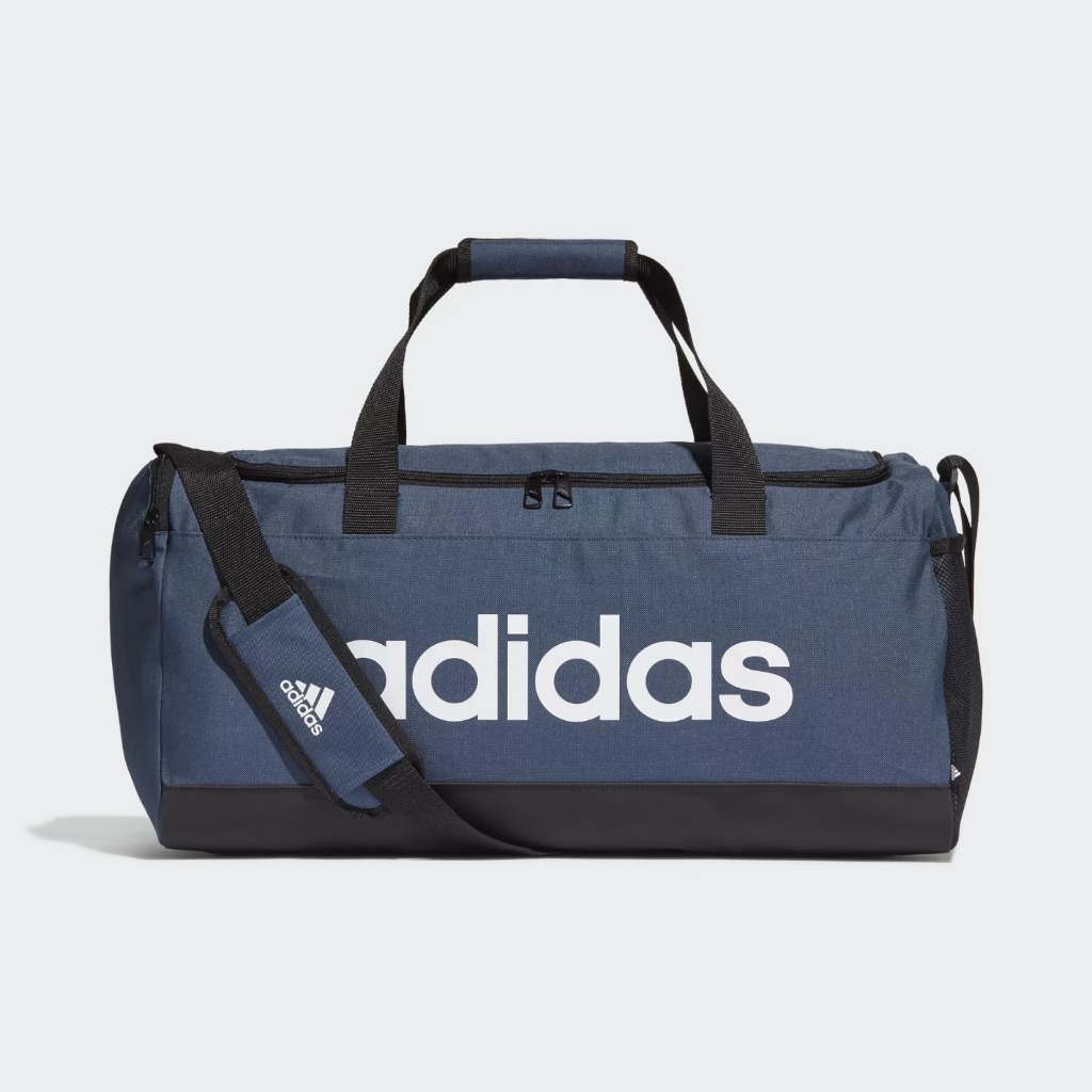 Jual Tas Duffel Adidas Linear Essential Duffel Crew Navy Original ...