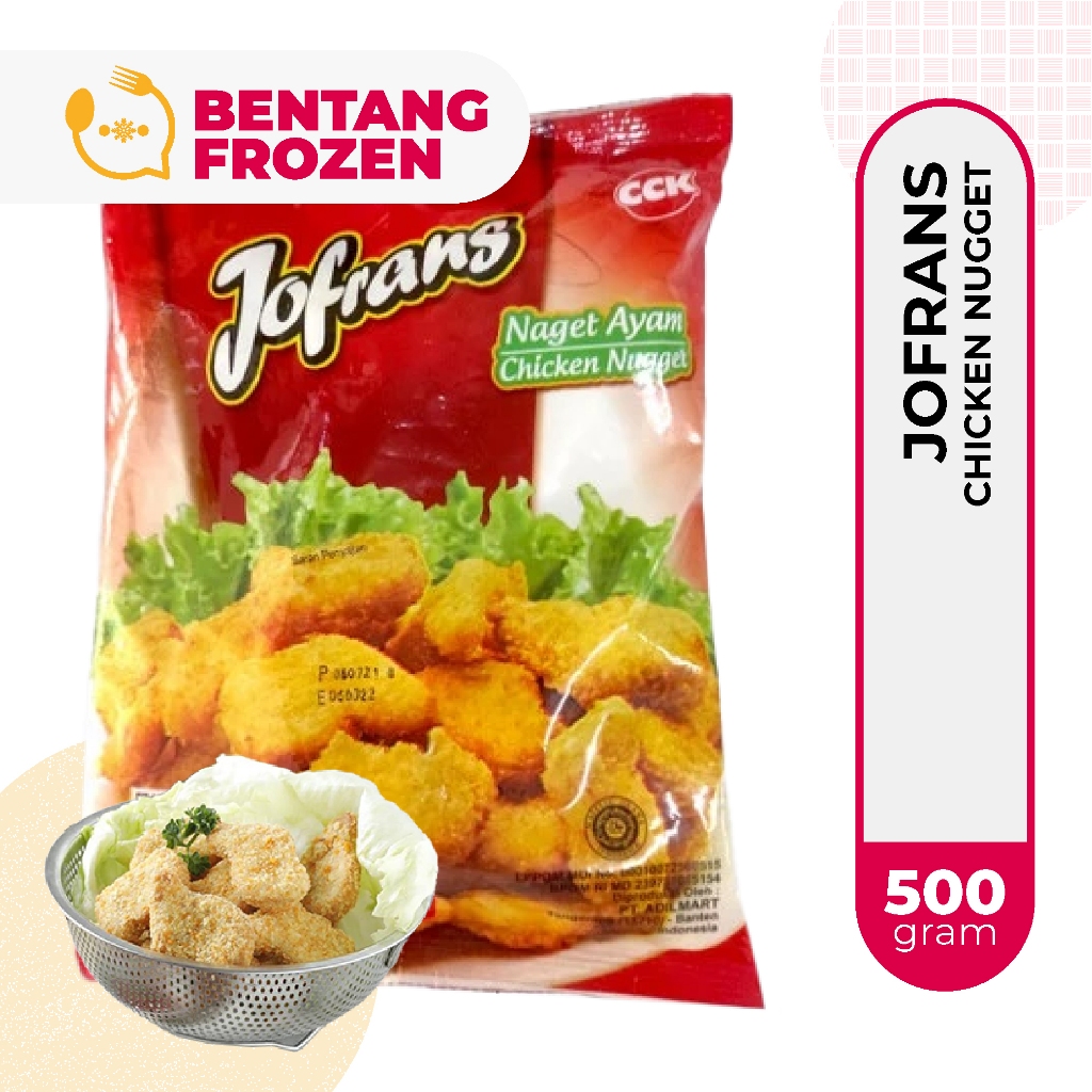 Jual Jofrans Nugget Ayam 500gr / Nuget Ayam / Chicken Nugget / Naget ...