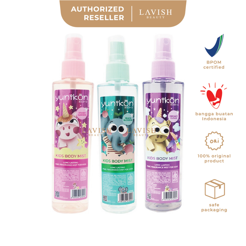 Jual YUNIKON Kids Body Mist (100ml) | Shopee Indonesia
