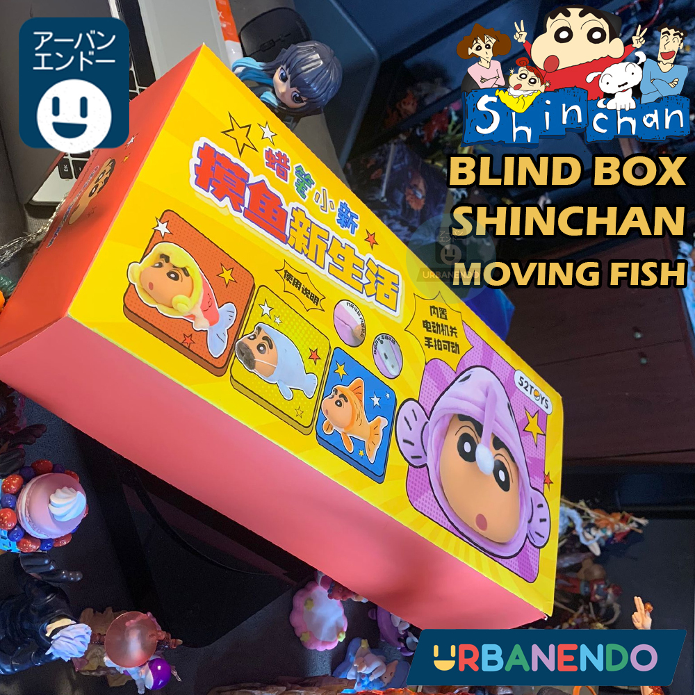 Jual Blind Box Shinchan Floppy Fish 52Toys ORIGINAL Crayon Shinchan ...