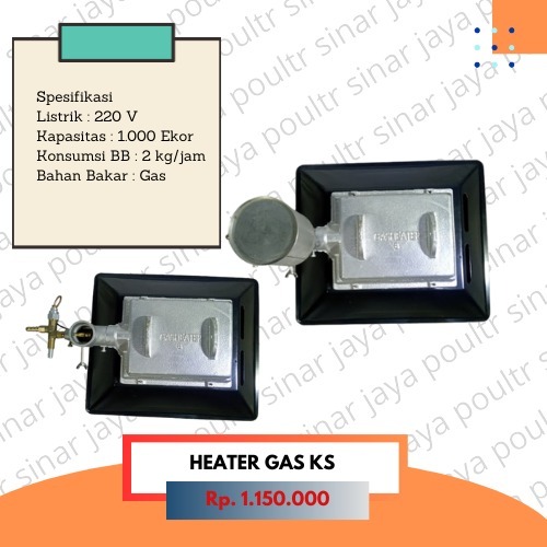 Jual Heater Gas KS Untuk Pemanas Kandang Ayam / Gasolec | Shopee Indonesia