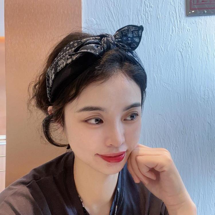 Jual Caliloops Bando Bandana Lebar Pita Simpul Batik Wanita Korea ...