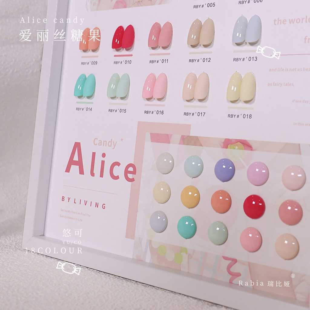 Jual 18 WARNA KUTEK GEL CANDY FREE KUTEK DISPLAY KUKU KUTEK FREE ...