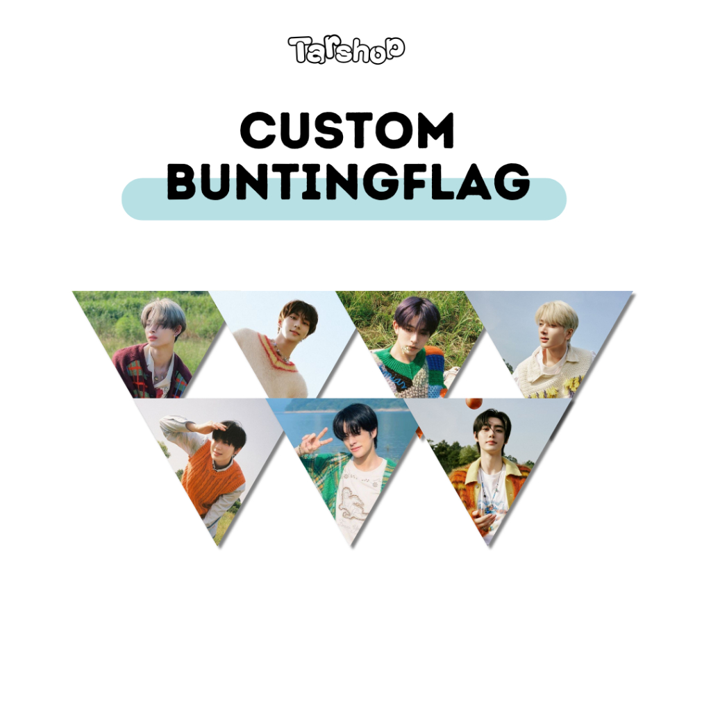 Jual Custom - Buntingflag Custom / K-pop / Non K-pop | Shopee Indonesia