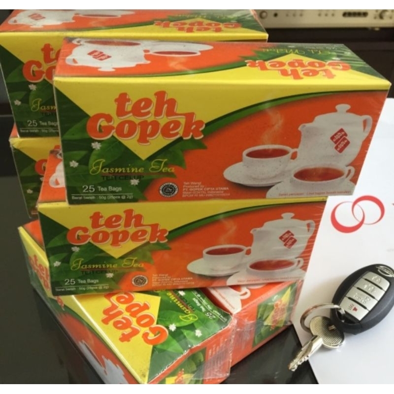 Jual Teh Gopek celup jasmine tea isi 25 pcs | Shopee Indonesia