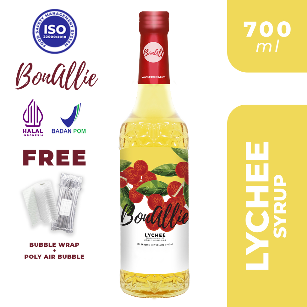 Jual Bonallie Premium Syrup Lychee Flavor | Shopee Indonesia