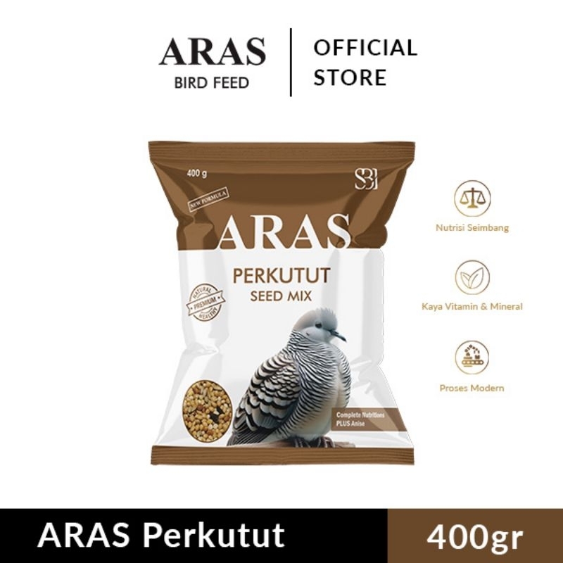 Jual Pakan Burung ARAS Perkutut 400g | Shopee Indonesia