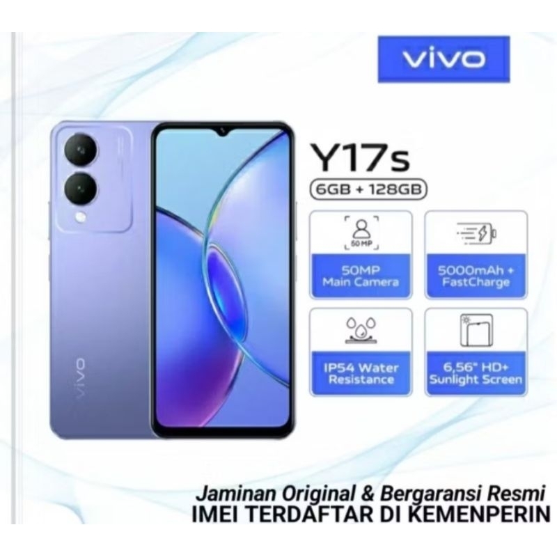 Jual Vivo Y17s ram 6/128gb Original Vivo dan Garansi Resmi Vivo ...