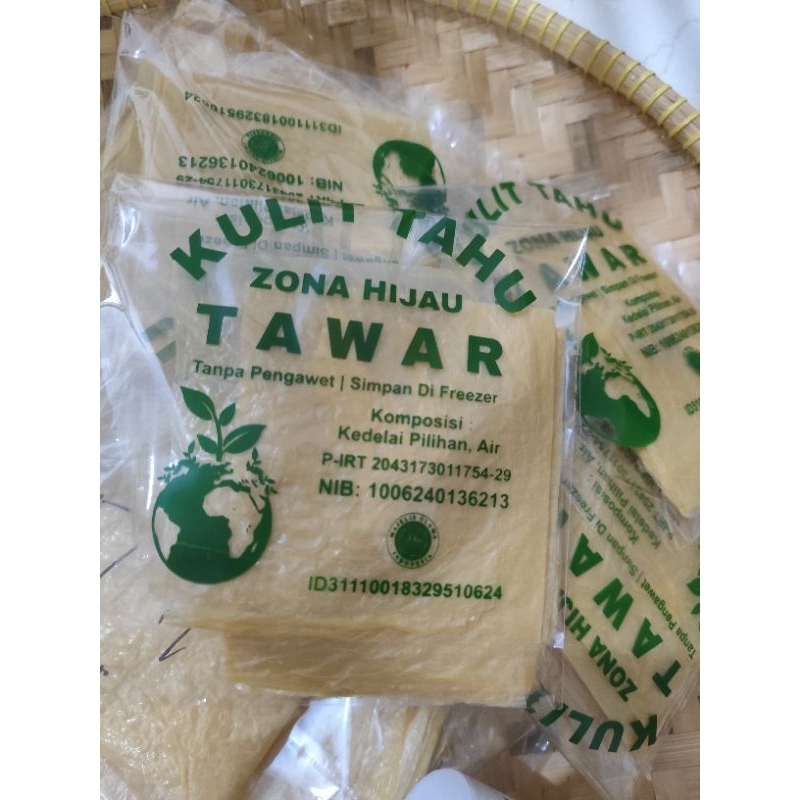 Jual Kulit Tahu TAWAR Uk 12*12 CM/isi 50 lbr/pack | Shopee Indonesia