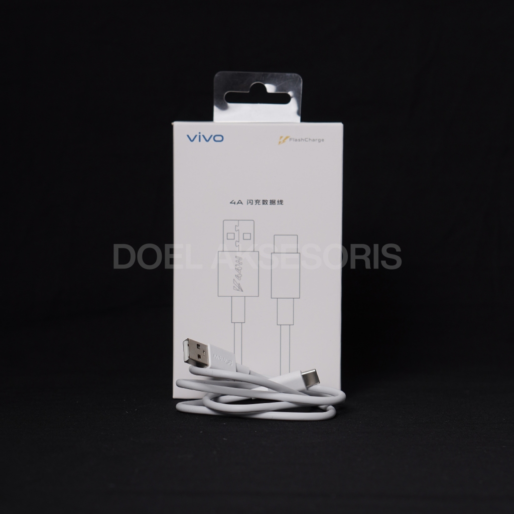 Jual [ GARANSI 1 TAHUN ] Kabel Charger VIVO 4A/44W USB TO TYPE C/MICRO ...