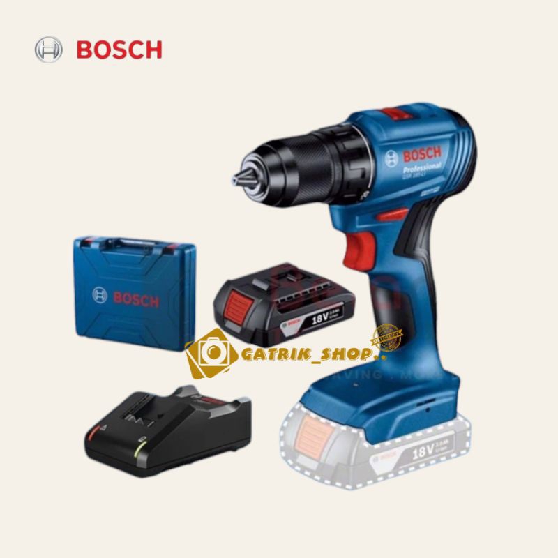 Jual Bosch GSR 185 Li Bor Baterai Bosch 18V Bor Cordless Drill Driver ...
