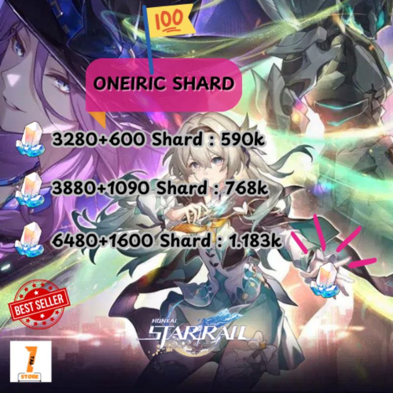 Jual Honkai Star Rail Oneiric Shard HSR V3 | Shopee Indonesia