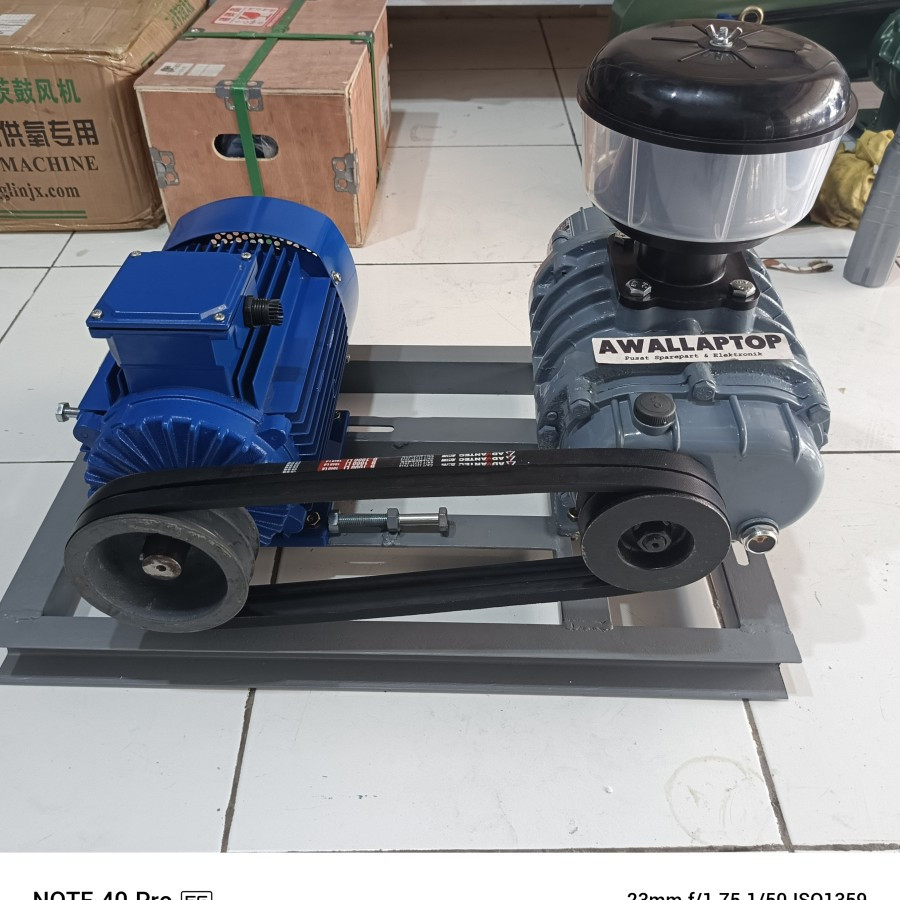 Jual 65wma aerator rootsblower root blower rootblower IPAL ikan oksigen ...