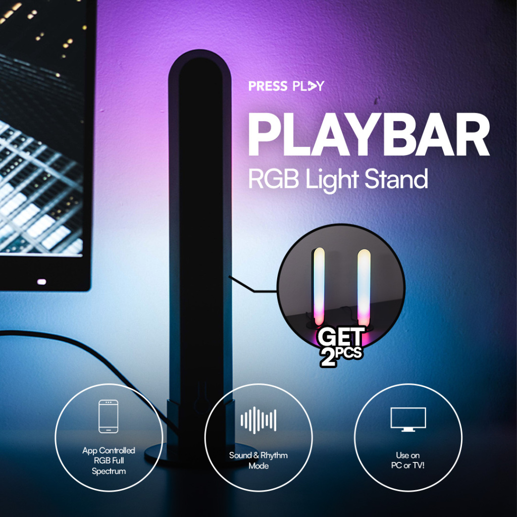 Jual Playbar Ambient RGB Light Panel by Press Play | Shopee Indonesia