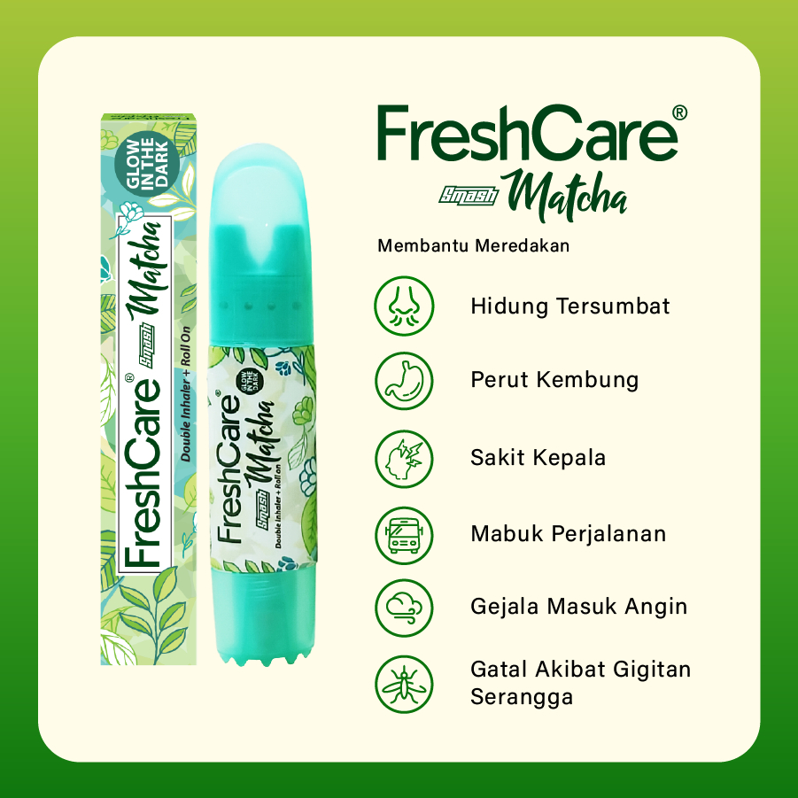 Jual FRESH CARE Smash Matcha Double Inhaler 0,9ML | Shopee Indonesia