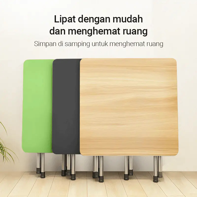 Jual Mehaa Meja Lipat Kayu 80x80 dan 60x40/Meja Makan Lipat/Meja Makan Portable/Meja Lipat ...