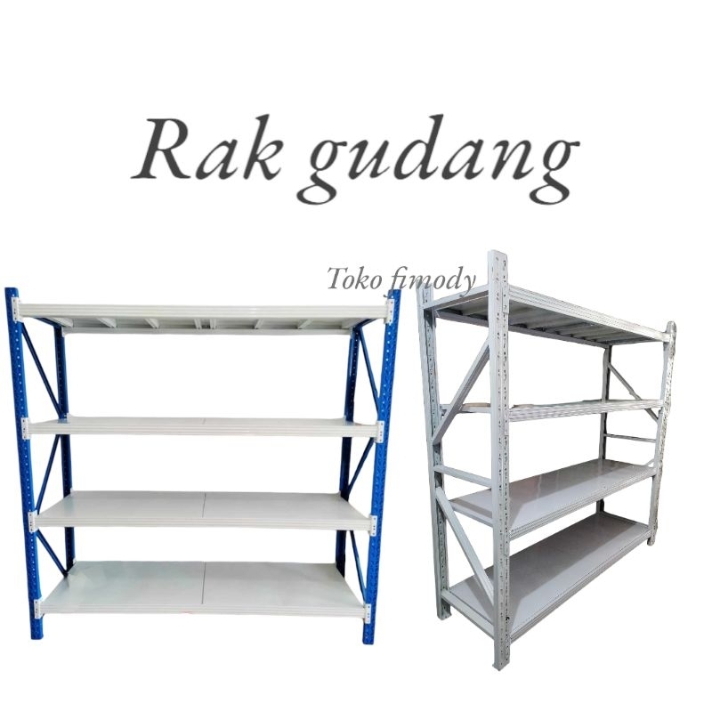 Jual Rak gudang putih biru dan rak gudang putih | Shopee Indonesia