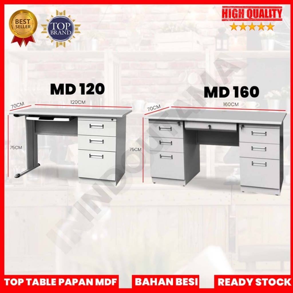 Jual Meja Kantor Besi Meja Tulis Besi | Shopee Indonesia