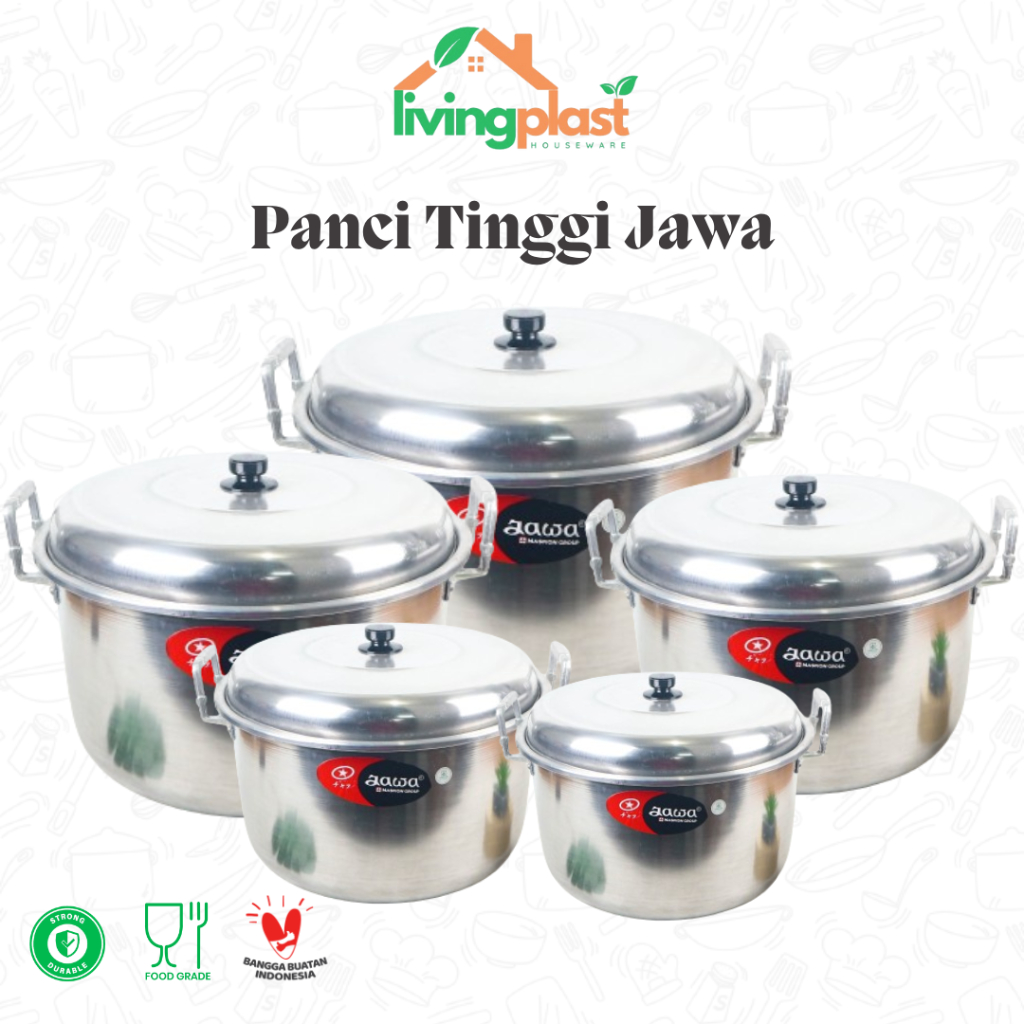 Jual (GOSEND/INSTANT) Panci Tinggi Jawa Semua Ukuran / Panci Tanpa ...
