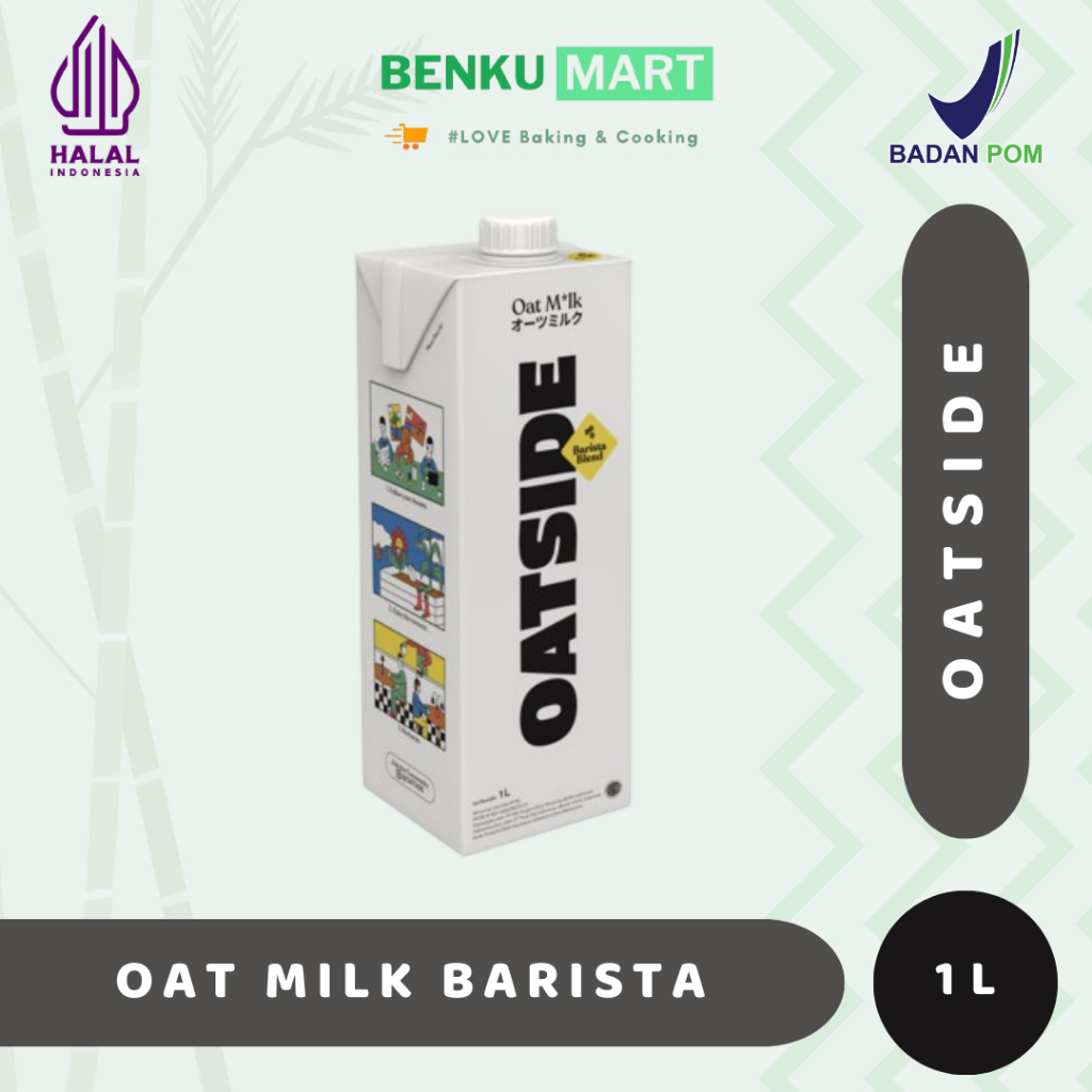 Jual Oatside Barista Oat Milk 1L | Susu Oat Gandum Lactose & Dairy Free ...
