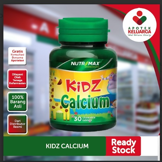 Jual Nutrimax Kidz Calcium 30 Chewable Tablet | Shopee Indonesia
