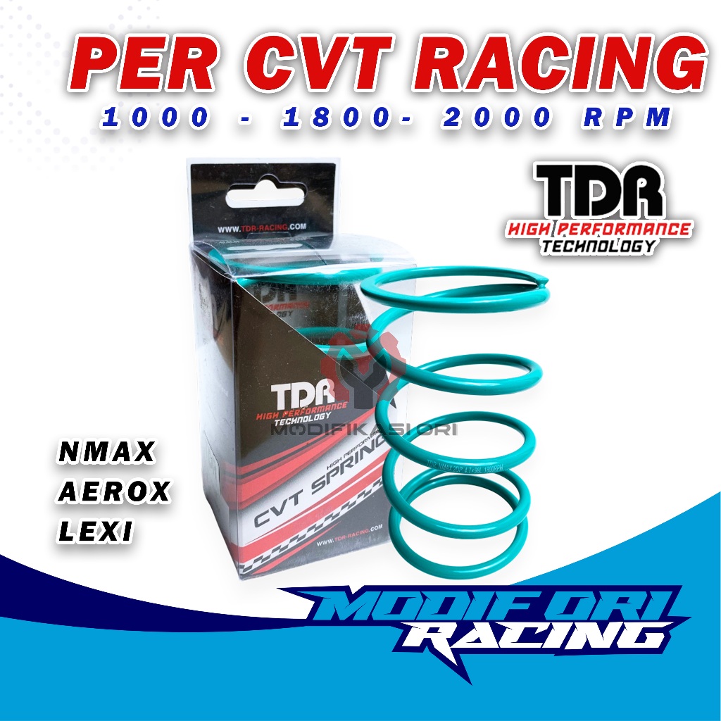 Jual PER CVT TDR NMAX AEROX LEXI Per CVT TDR Racing 1500RPM 1000RPM ...