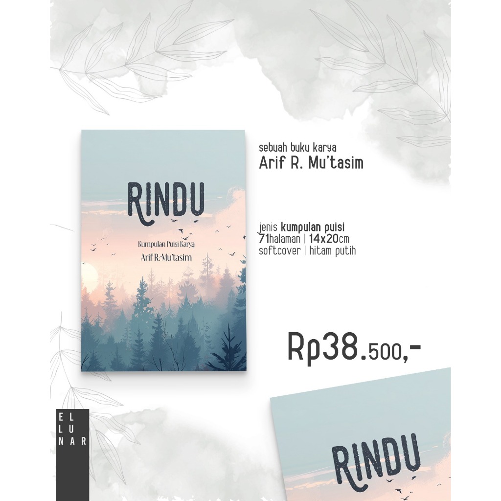 Jual Buku "Rindu" Ellunar | Shopee Indonesia