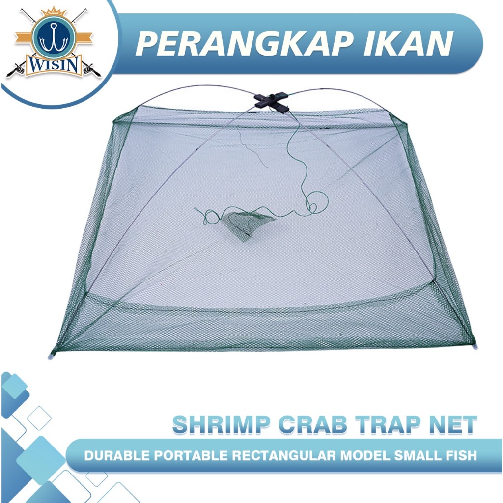 Jual WISIN Jaring Perangkap Udang Kepiting Ikan Kecil Model Segiempat ...