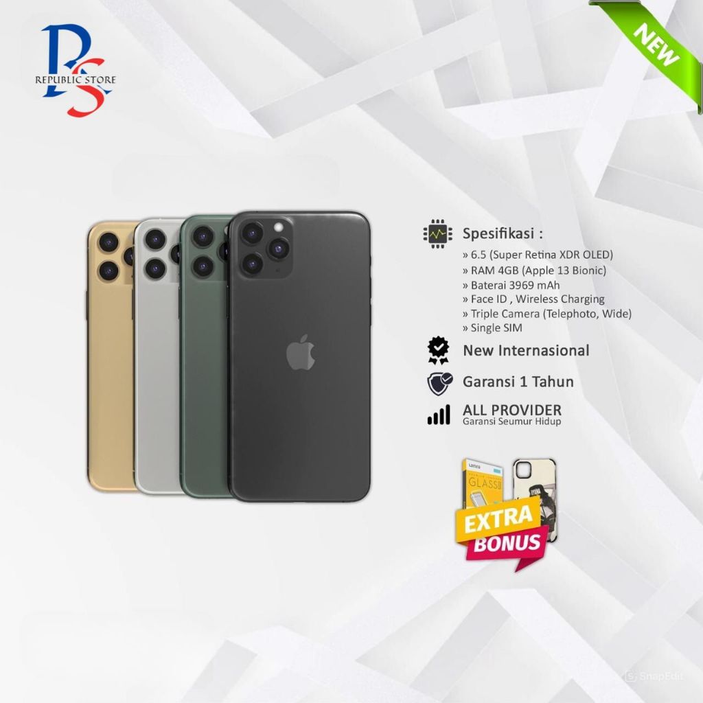 Jual iP 11 Pro Max 256GB INTER LIKE NEW ORIGINAL FULL SET GARANSI TOKO ...